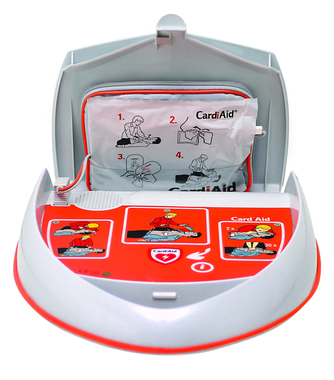 Défibrillateur CardiAid CT0207RS (DSA) - Cardiouest Défibrillateurs et ...